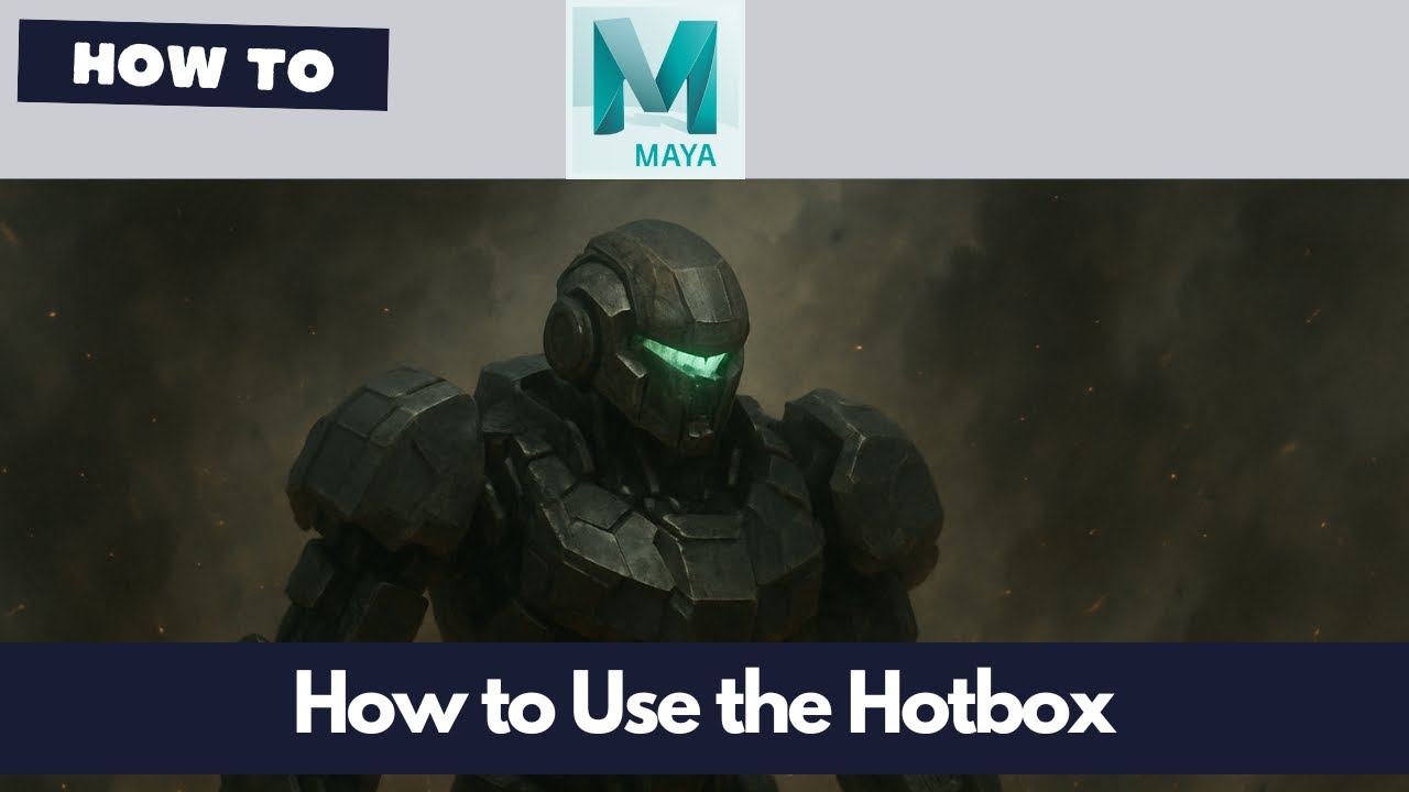 How to Use the Hotbox in Maya - Learn Maya for Blender Artists (or ...
