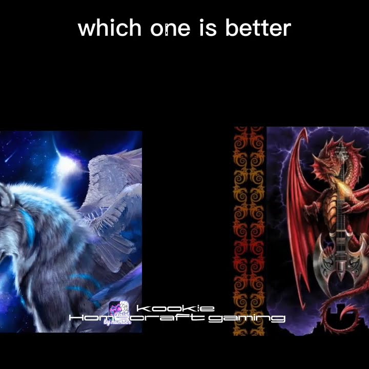 Wolf vs dragon which one is better - YouTube