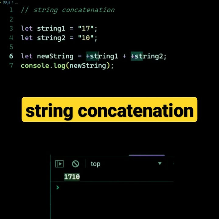 String Concatenation Javascript Tutorial Shorts Html Javascript Youtube