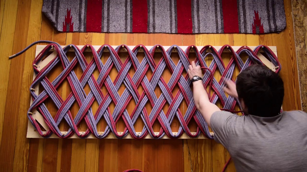 Rope Rug Timelapse - YouTube