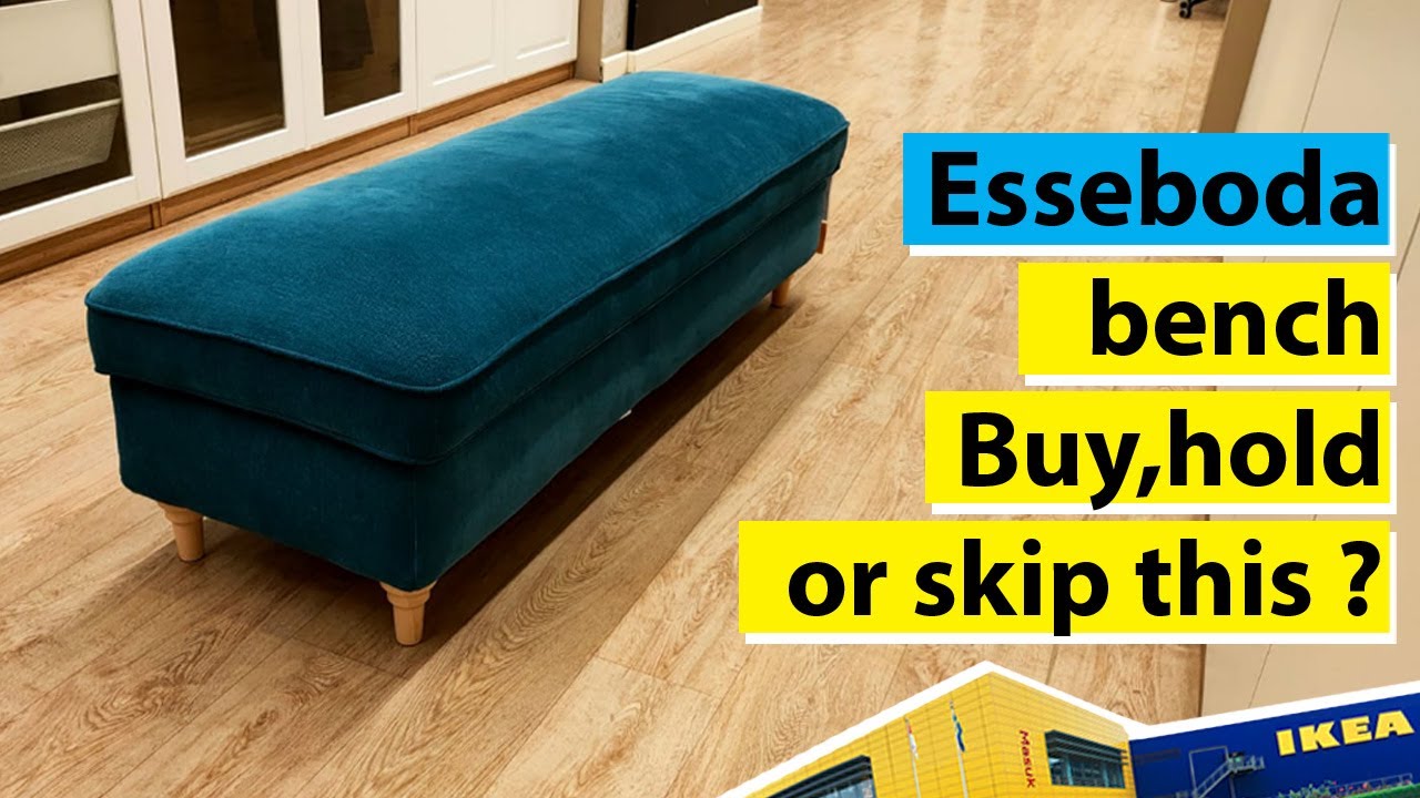 Ikea Esseboda bench with storage, quick review - YouTube