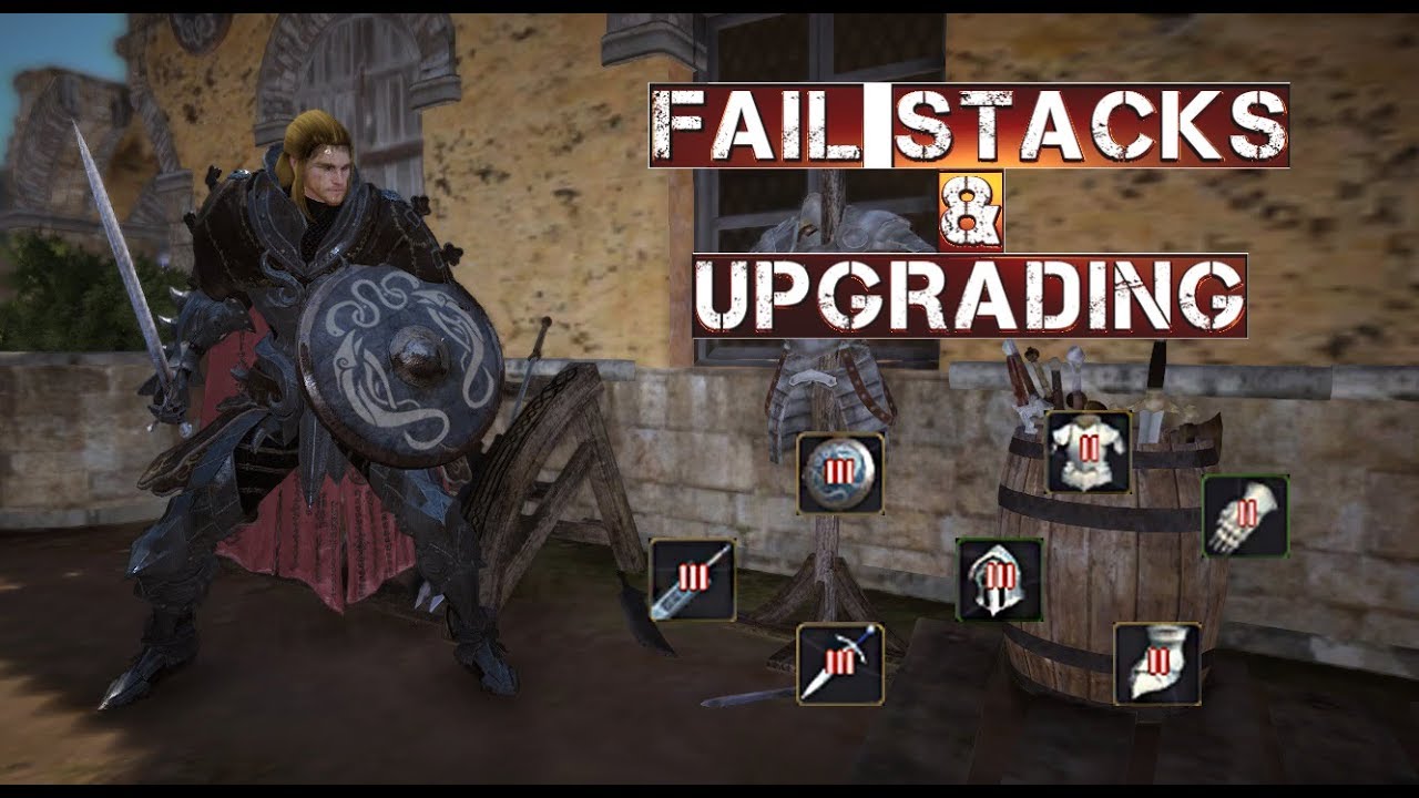 Fail Stacks & Upgrading Items - Black Desert Online - YouTube