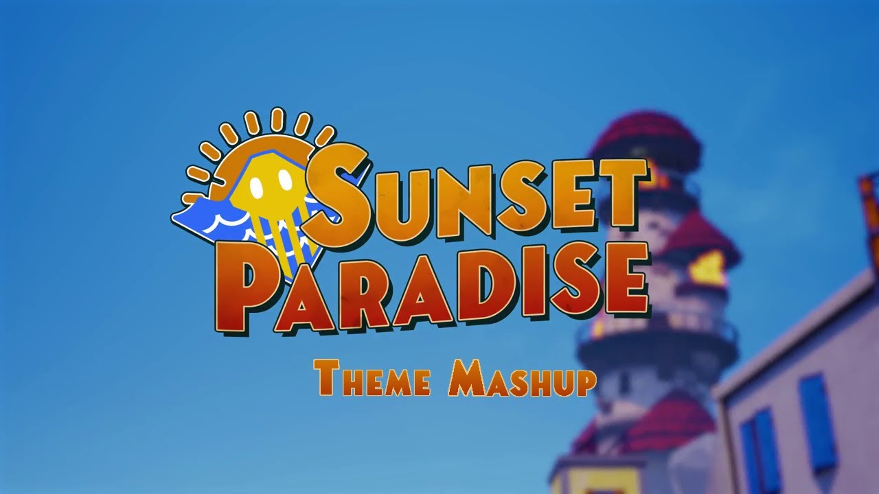 Sunset Paradise Theme Mashup (FnF Remix + Originals) - YouTube