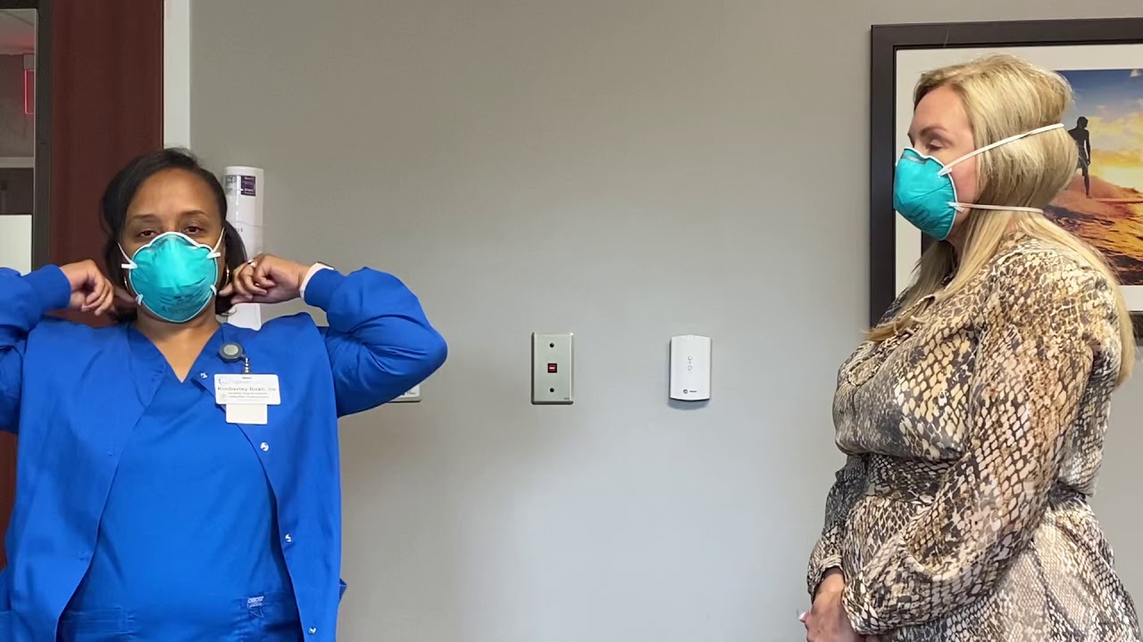 How to Doff an N95 Respirator Mask - YouTube
