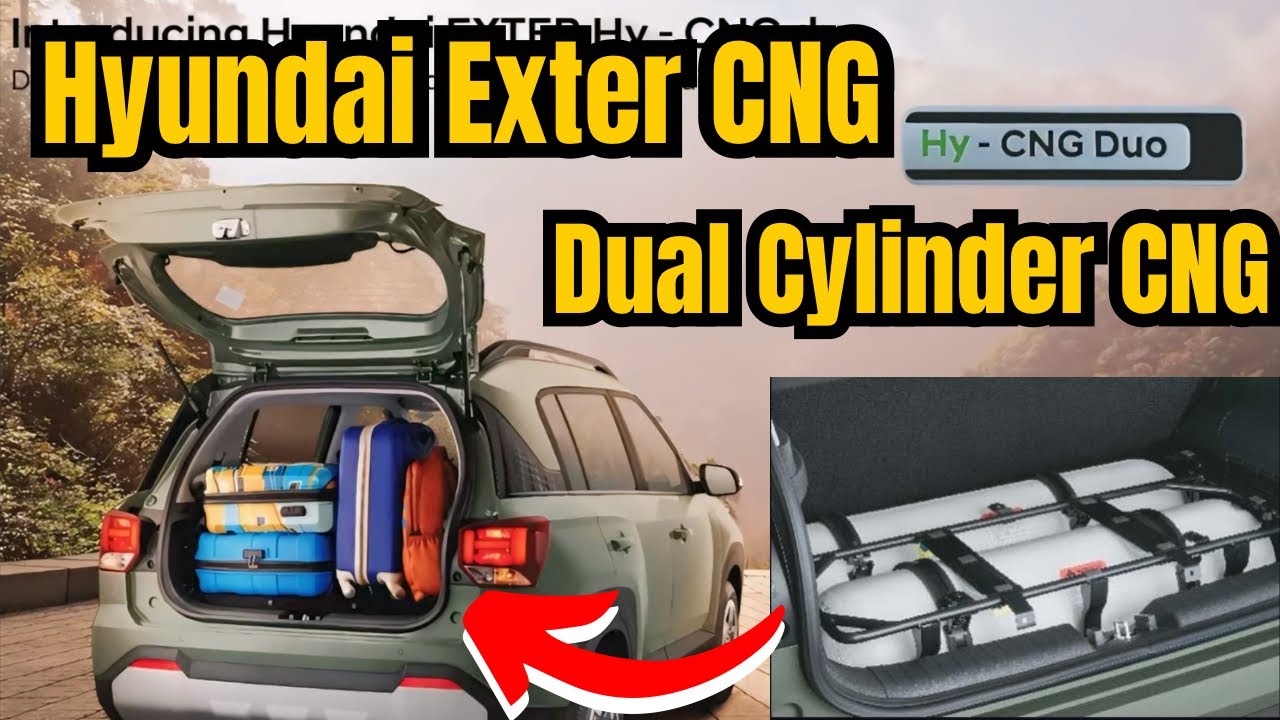 Hyundai Exter Dual Cylinder CNG Launched | Pricing | Varients ...