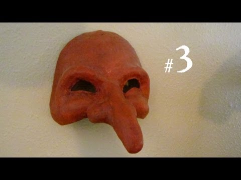 How to Make a Pantalone Mask, Part 3 - YouTube