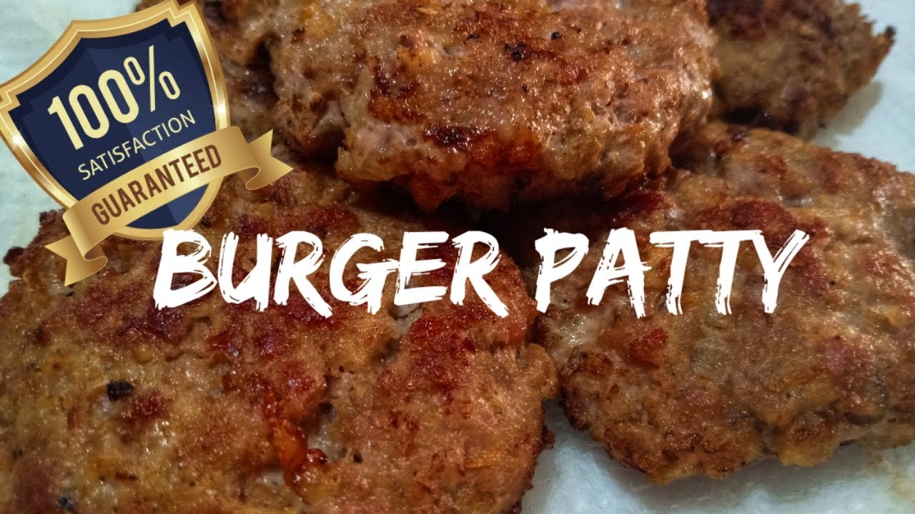 How to make a Perfect Burger Patty In Just 4 Mins - YouTube