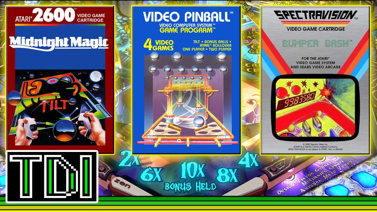 Atari 2600 Pinball Games and why I fell in love with pinball - YouTube