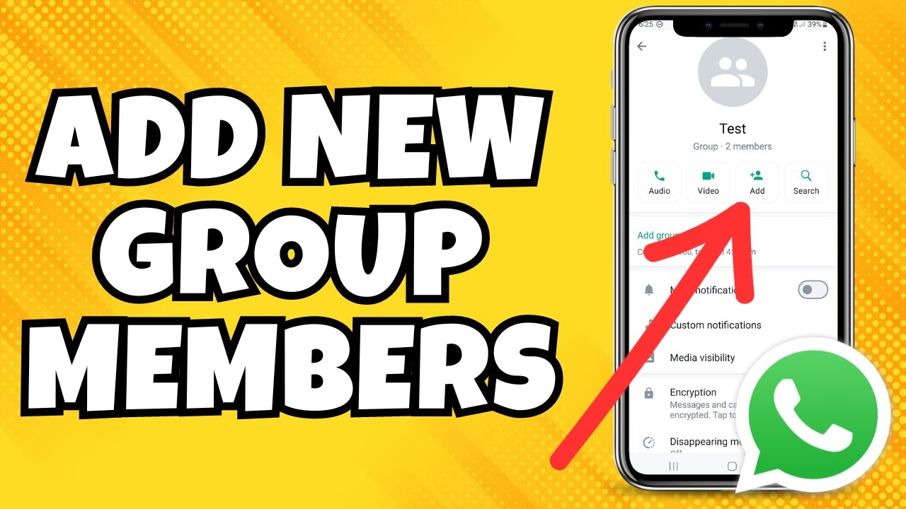 How to Add New Participants to WhatsApp Group - YouTube