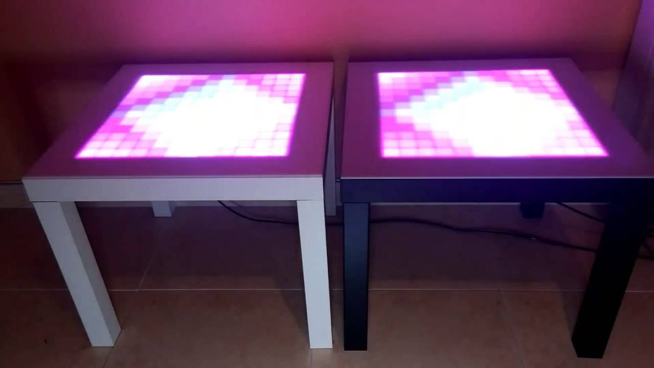 Mesa leds personalizada - YouTube