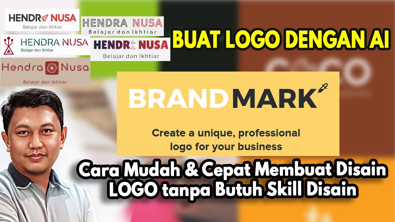 BRANDMARK | Cara Mudah dan Cepat Buat LOGO dengan AI, Tanpa Butuh Skill Disain - YouTube