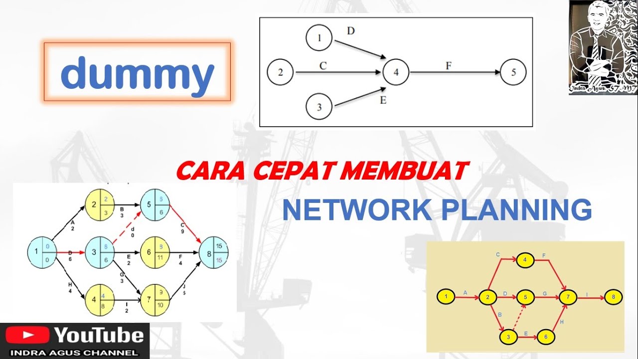MEMBUAT NETWORK PLANNING NWP MENENTUKAN UMUR PROYEK DAN LINTASA KRITIS ...