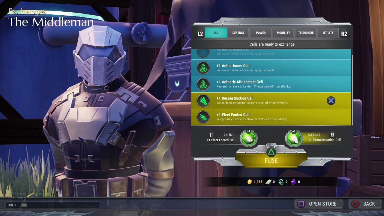 Dauntless Fuse 2 Cells at Middleman - YouTube