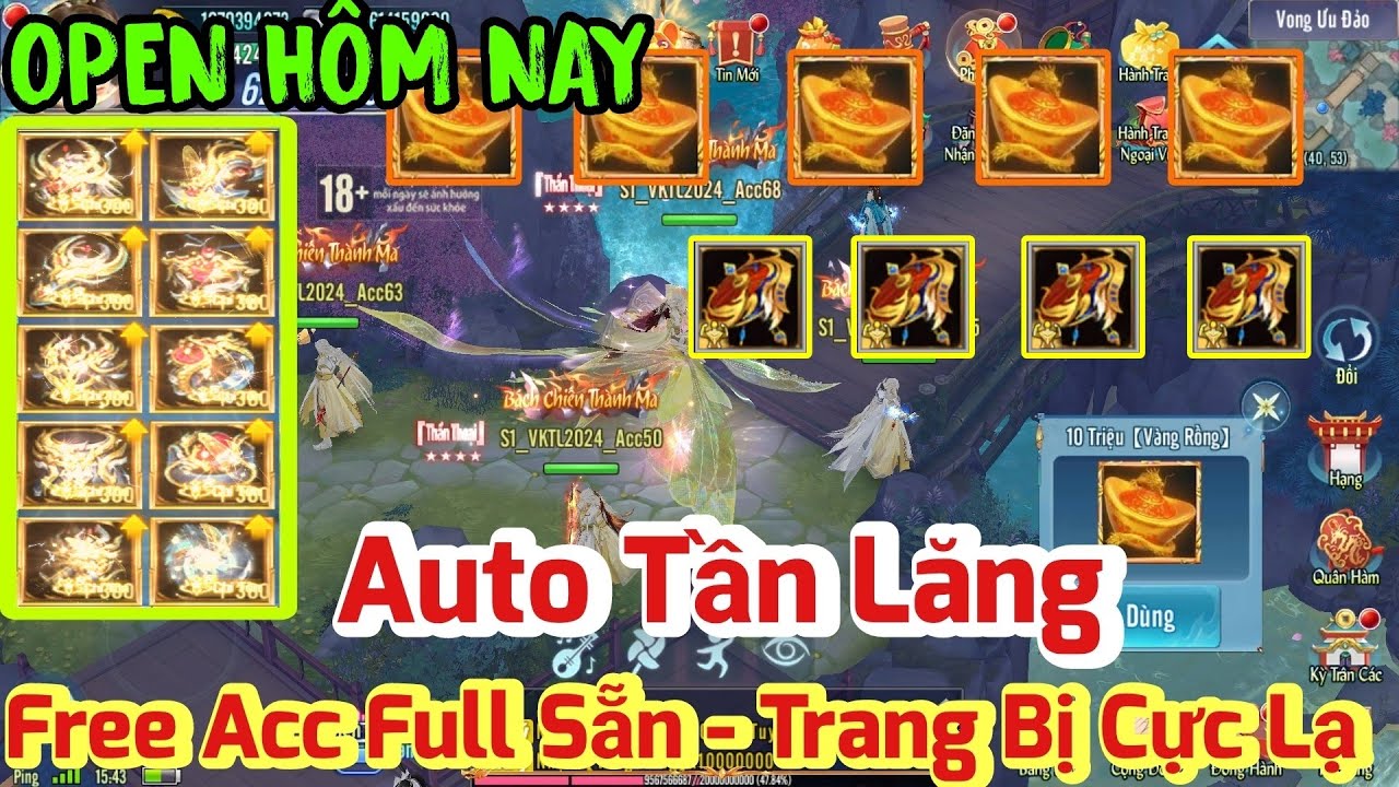 VLTK Mobile Lậu Mới Ra S1 - Train Off Full Map , Trang Bị Mới Lạ , Cày ...
