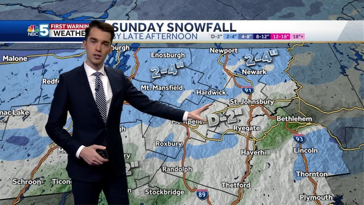 Video: Snowy Sunday expected (1-27-23) - YouTube