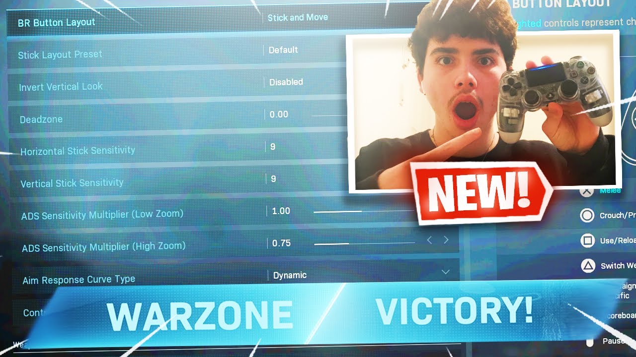CHANGE YOUR SETTINGS *NOW* in WARZONE...(BEST WARZONE DEADZONE ...