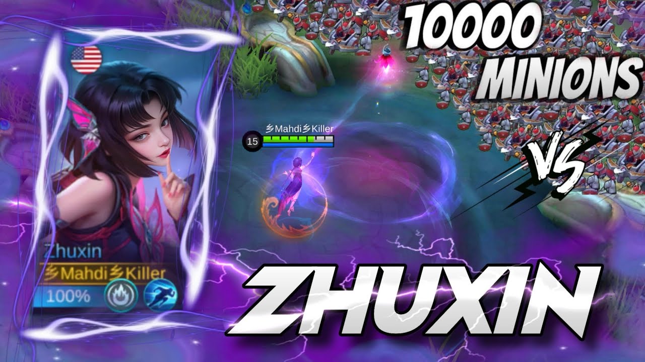 2000 IQ Zhuxin Outplays 1000 Minions in MLBB! - YouTube