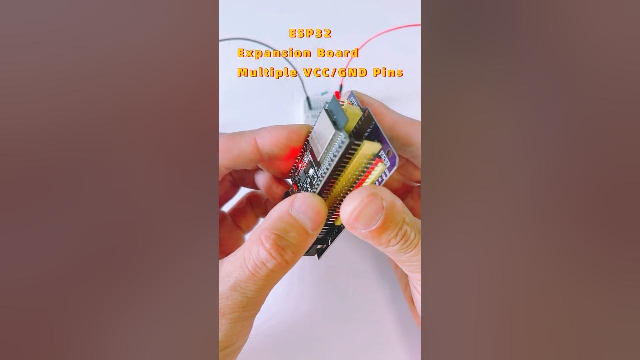 esp 32 Tutorial 2: ESP32 Expansion Board with Multiple VCC/GND Pins # ...