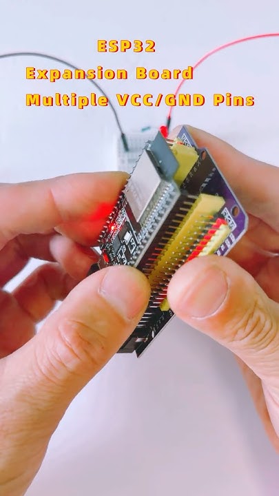 esp 32 Tutorial 2: ESP32 Expansion Board with Multiple VCC/GND Pins # ...