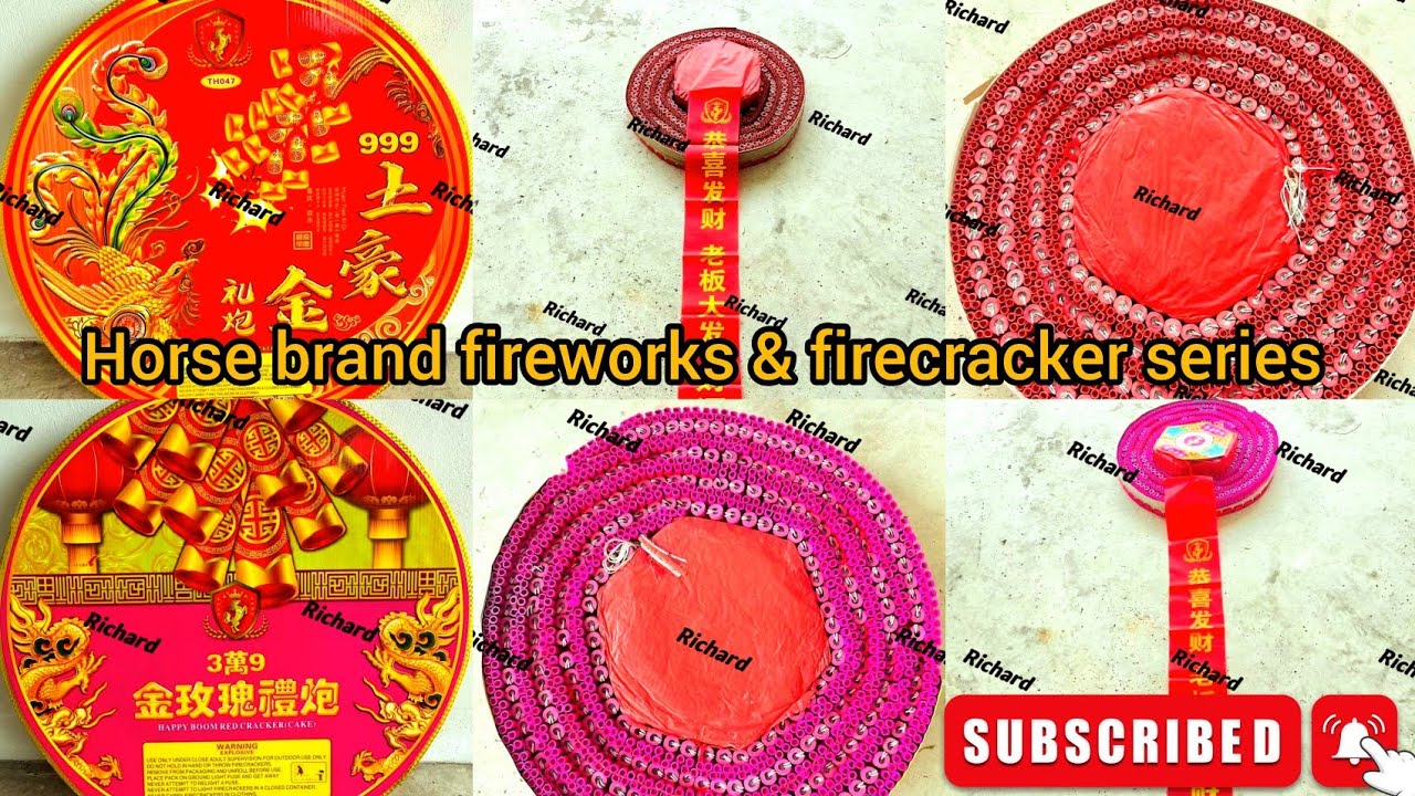 Horse brand/马牌 fireworks & firecracker (Sarawak area only) - YouTube