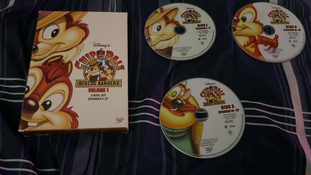 Opening to Chip ‘N’ Dale Rescue Rangers: Volume 1 - Here Comes Trouble 2005 DVD (All 3 discs ...
