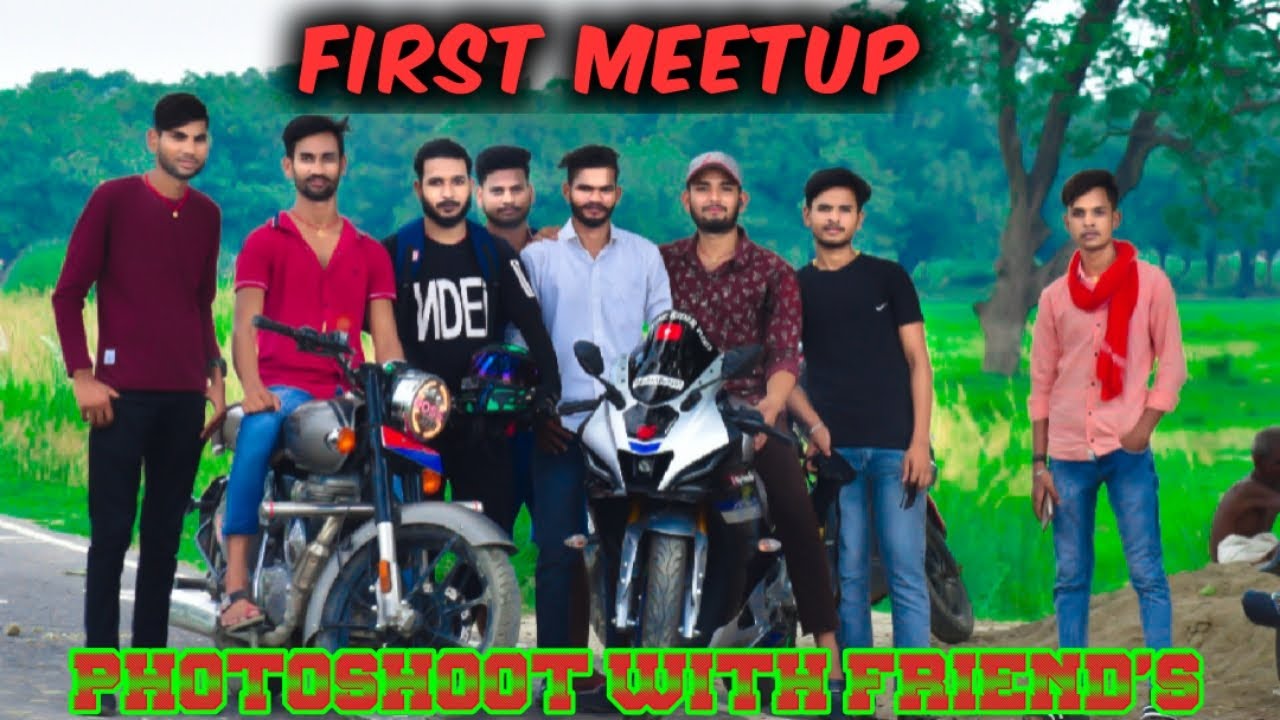 FIRST MEETUP || PHOTO SHOOT WITH FRIEND'S 🔥 - YouTube