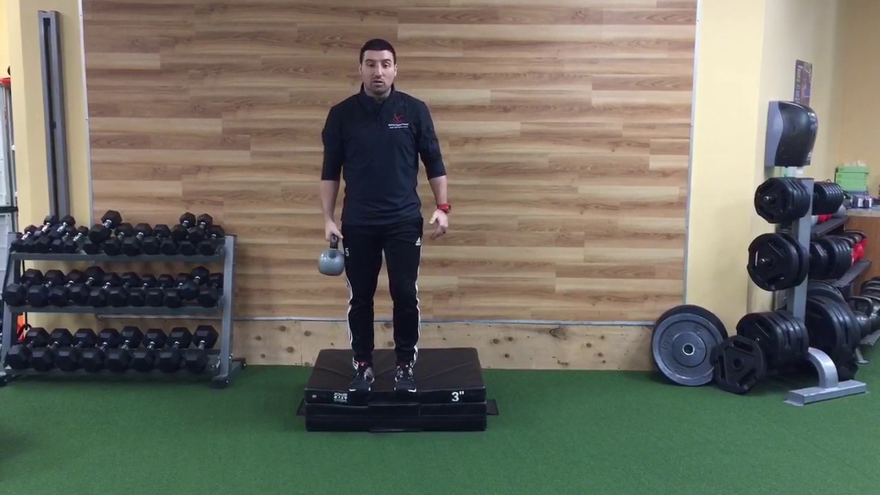 Single Leg Weighted Step Down Youtube