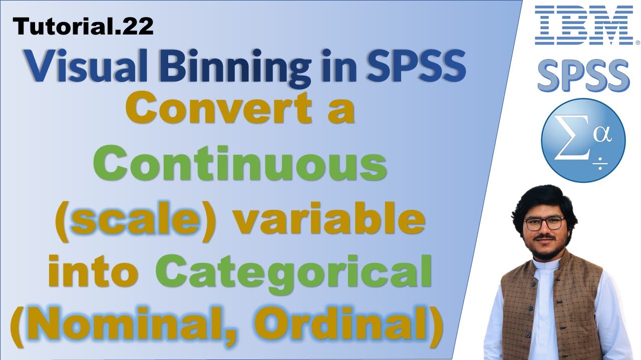 Visual Binning In SPSS How To Convert Scale Variable Into Categorical Statistics With Bilal Visual Binning In SPSS How To Convert Scale Variable Into Categorical Statistics With Bilal