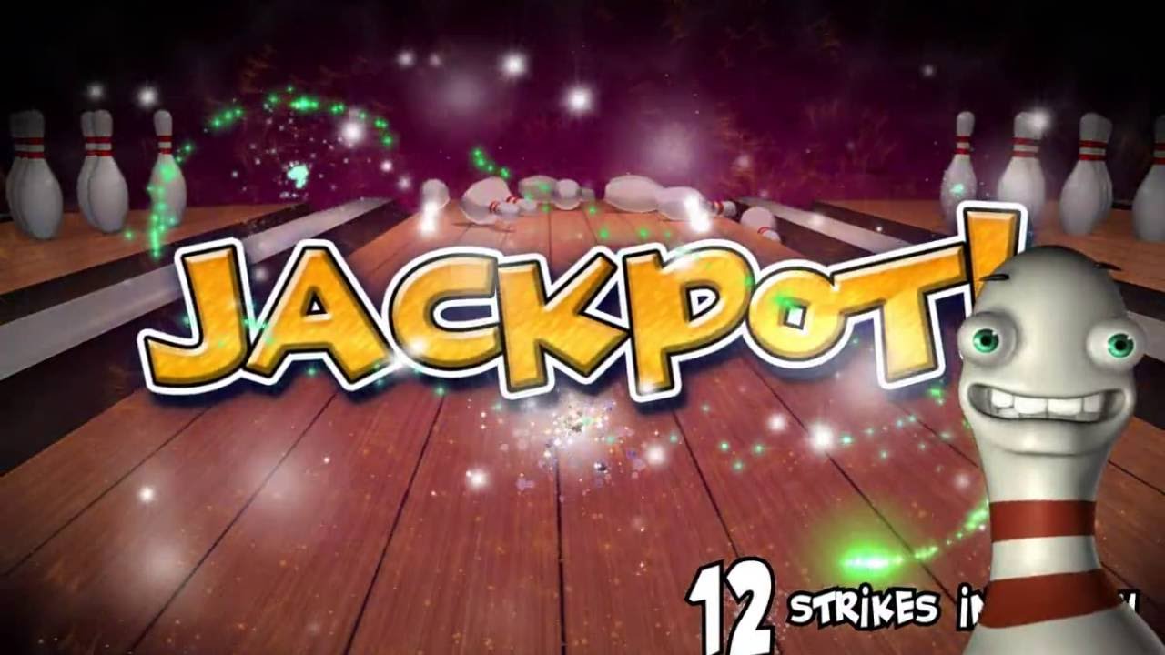 Ten Pin Character gets 12 strikes in a row - YouTube