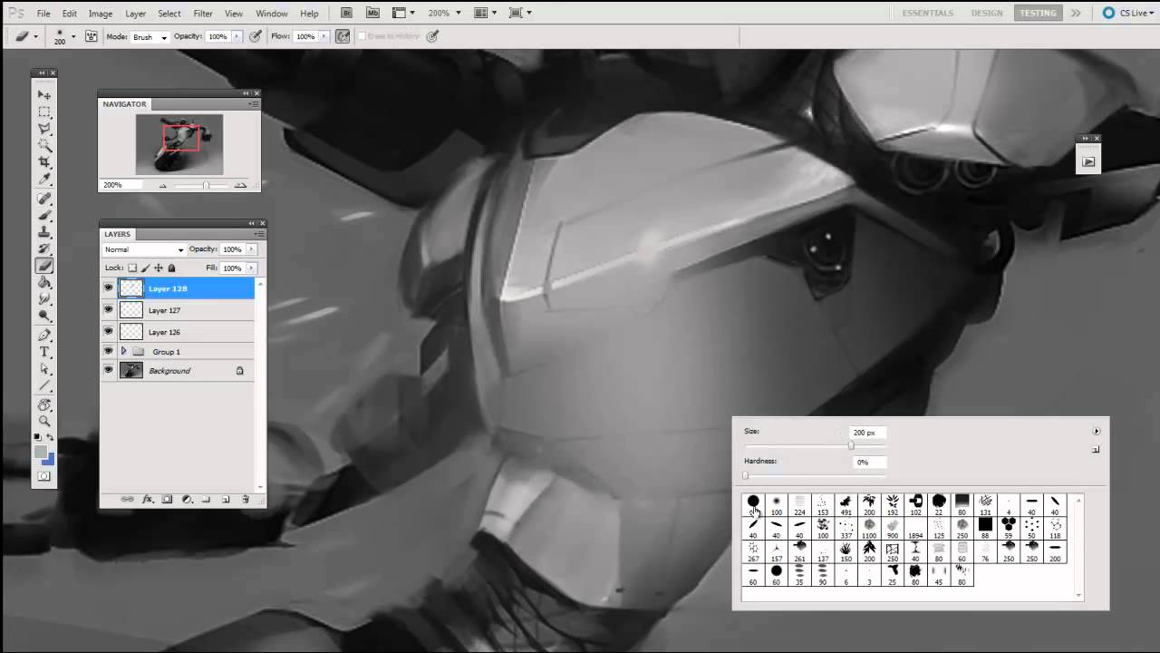 Basic Photoshop Rendering Ctrlpaint