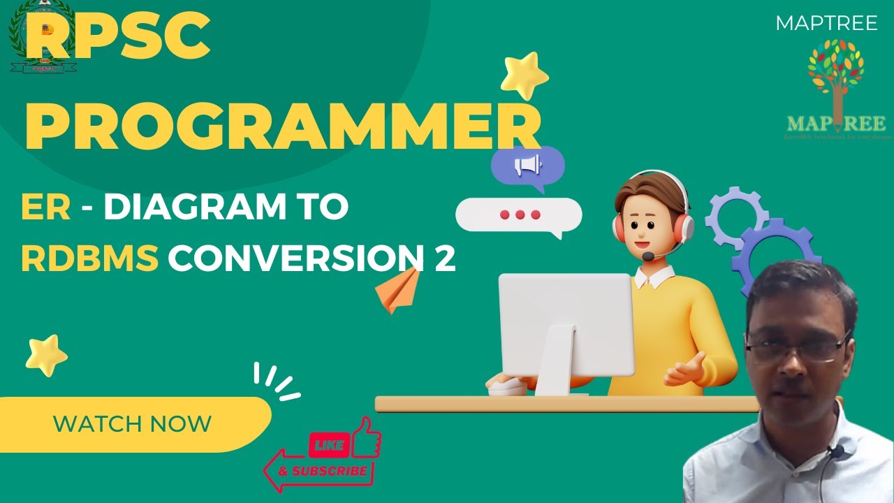 DBMS - ER - DIAGRAM TO RDBMS CONVERSION 2|| RPSC/ACP , BY PUNEET SIR ...