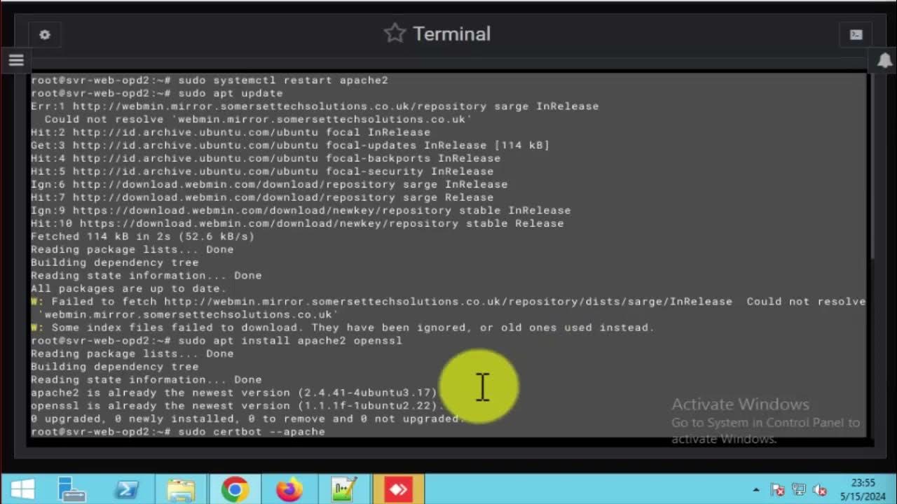 🟢 Langkah Langkah Mengonfigurasi SSL HTTPS Pada Web Server Apache2 di Ubuntu - YouTube