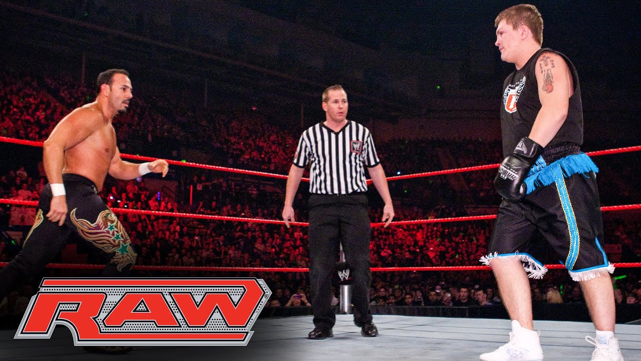 Ricky Hatton battles Chavo Guerrero in a Boxer vs. Wrestler Match: Raw ...