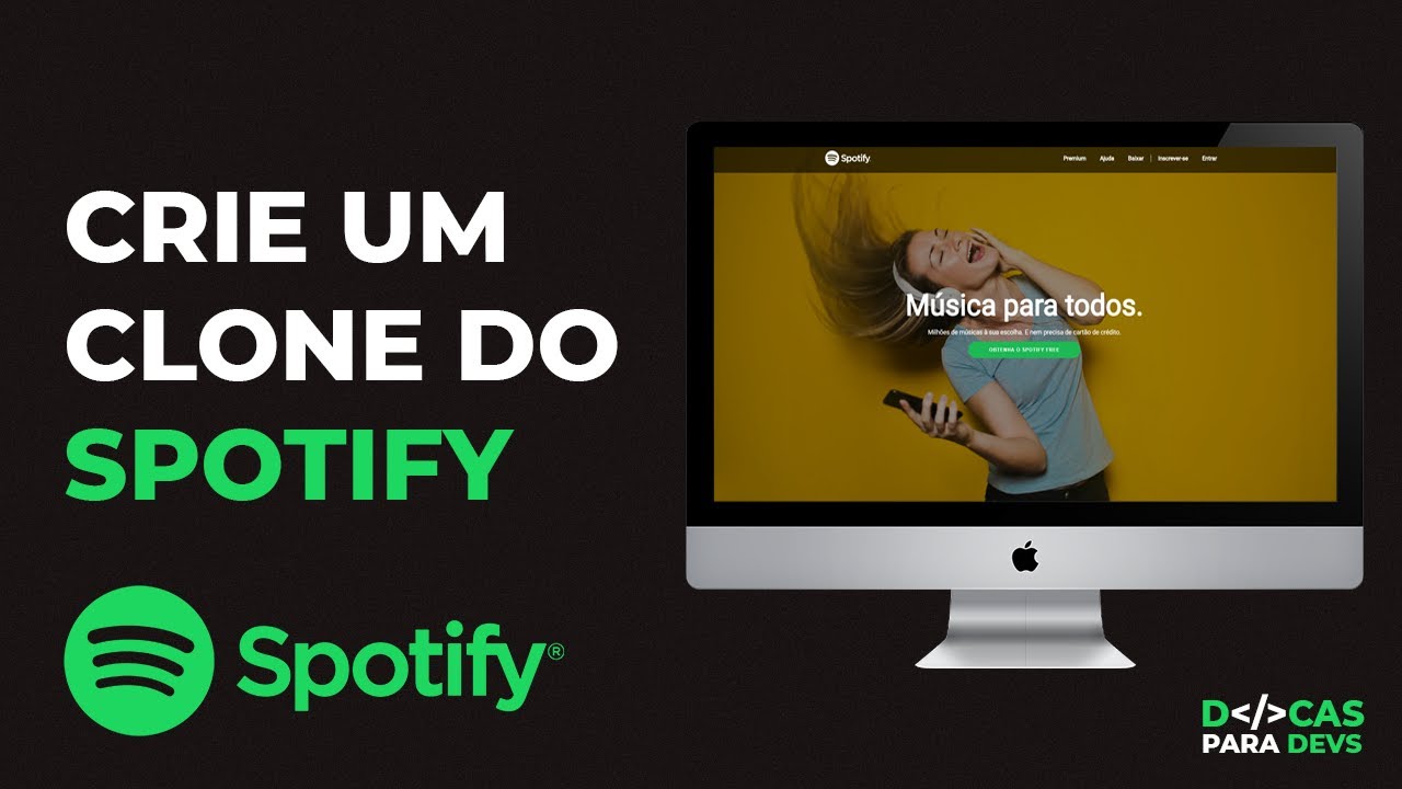 Crie Um Clone Do Spotify Com Html And Css Youtube