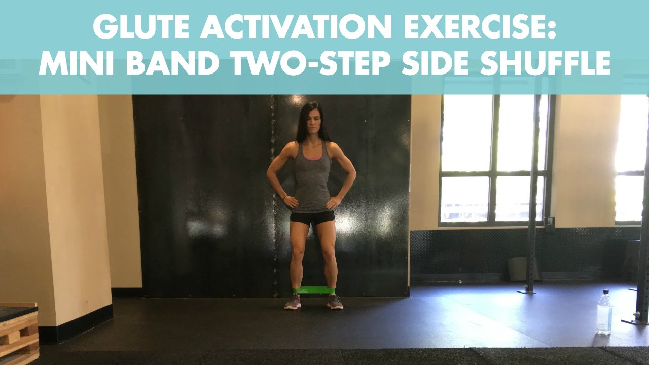Glute Activation Exercise: Side Shuffle - YouTube