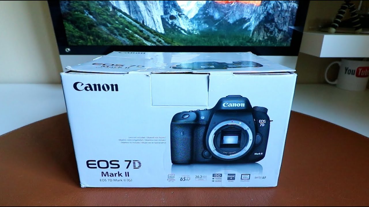 Canon EOS 7D MkII | Contenido de la caja - YouTube