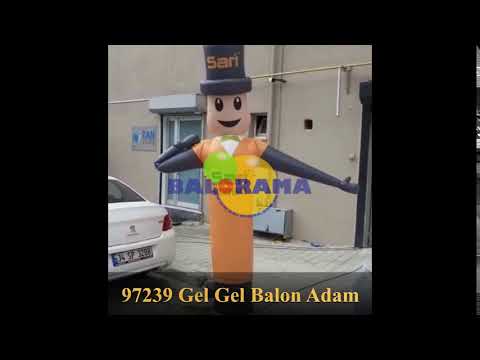 Gel Gel Balon Adam, El sallayan Balon, Hand Waving Balloon - YouTube