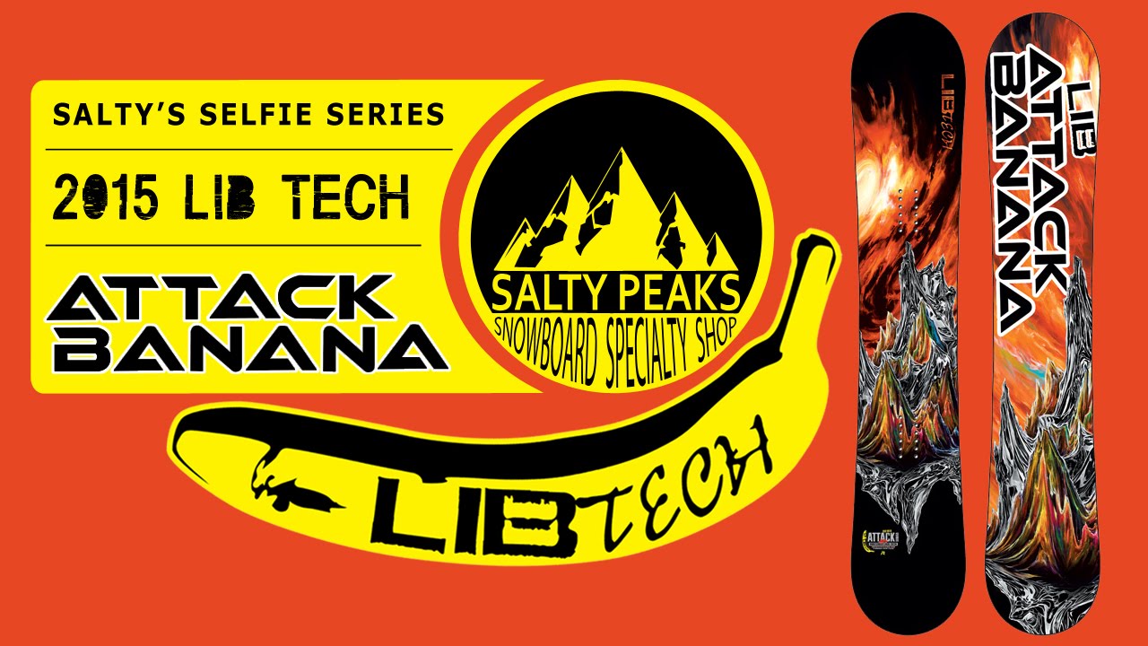 2015 Lib Tech Attack Banana Snowboard Review - YouTube