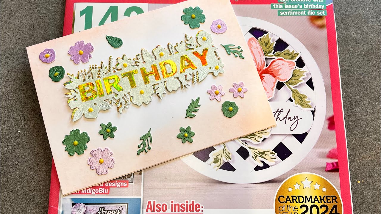 Simply Cards And Papercraft Magazine Issue 255 Lets Create A Card - YouTube