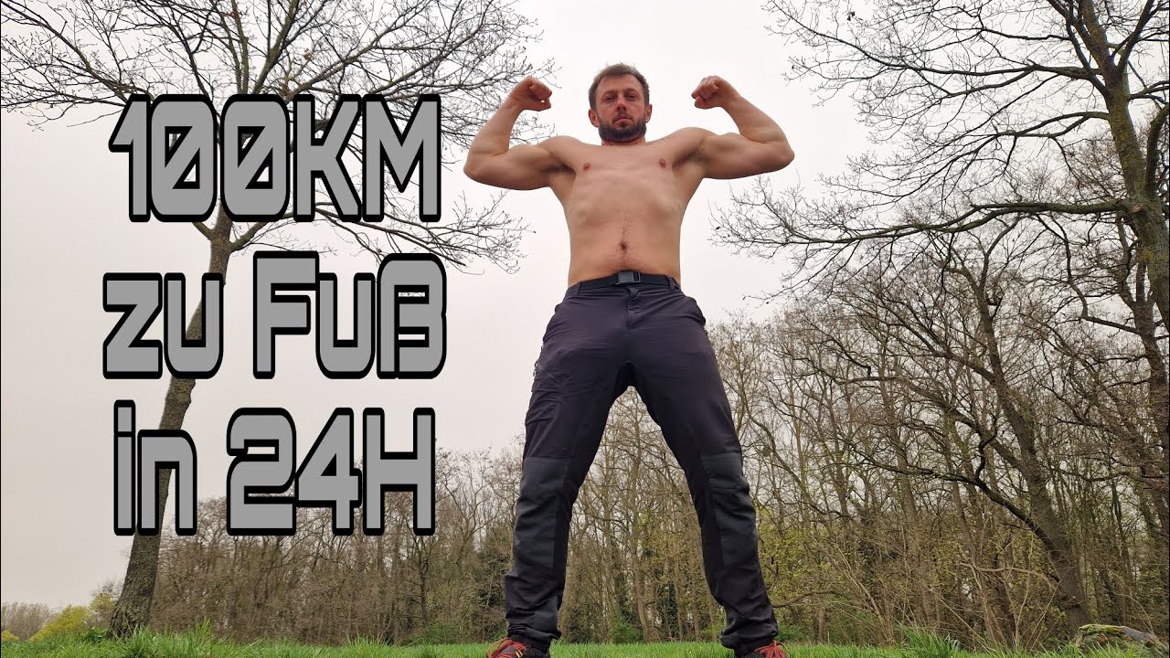 100km zu Fuß in 24H ohne Vorbereitung | Das Selbstexperiment - YouTube