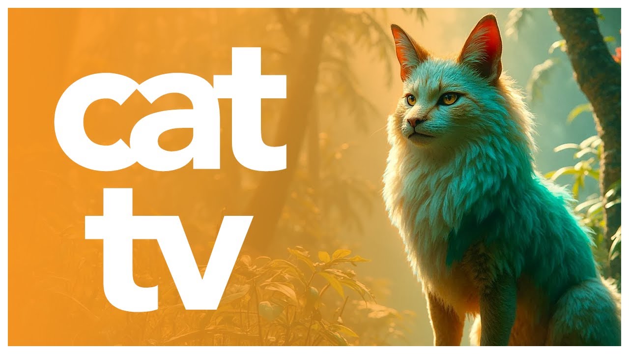 CAT TV | Video for All Cats to Watch 🌈 Complete Cat Video with Birds ...