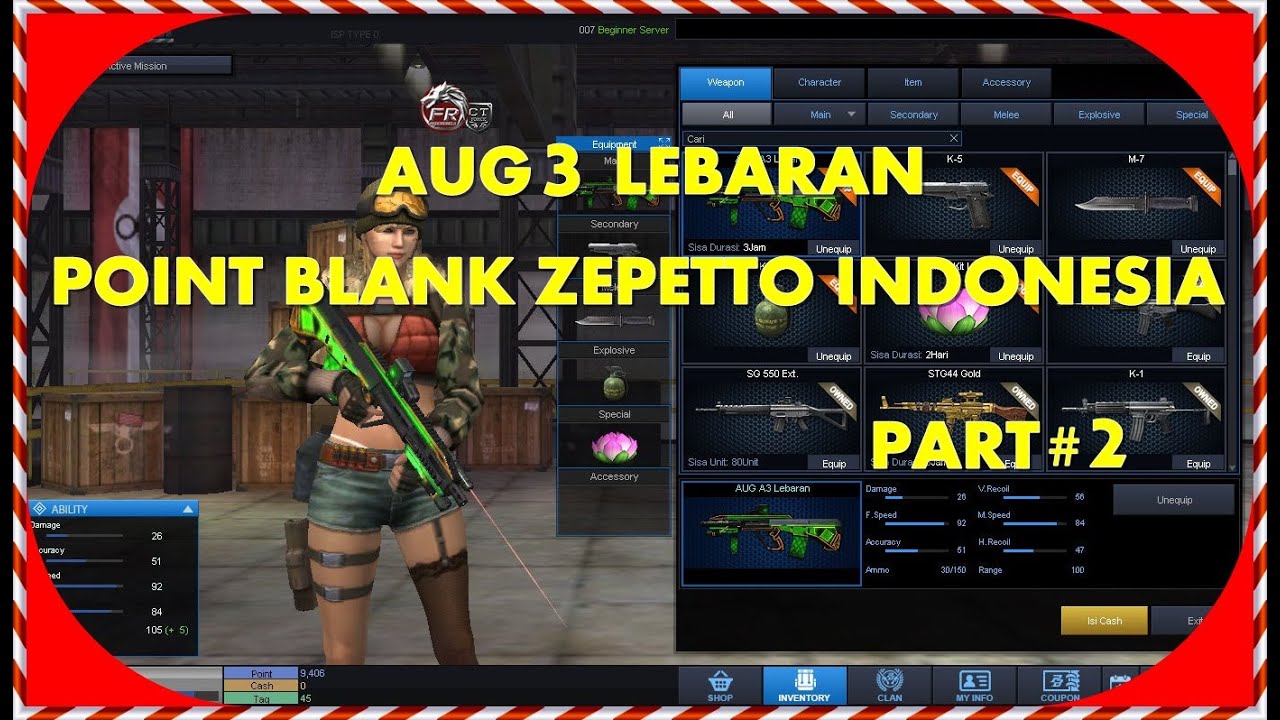 AUG 3 Lebaran-POINT BLANK#Zepetto indonesia PART 2 - YouTube