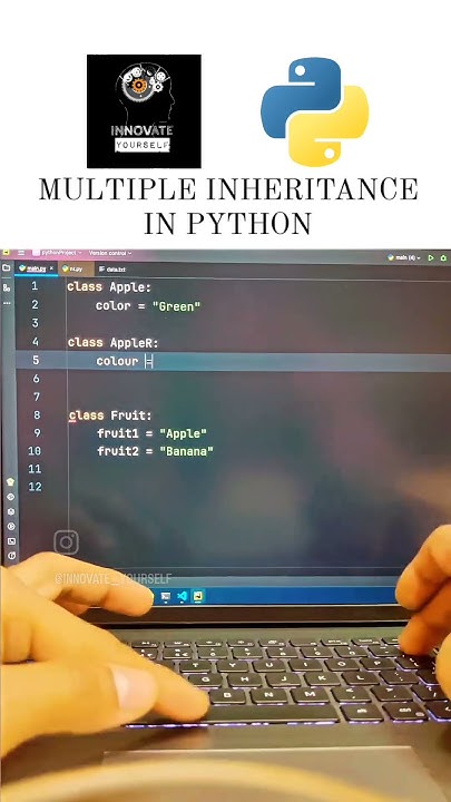 MULTIPLE INHERITANCE IN PYTHON PROGRAMMING 🌟#multiple #inheritance # ...