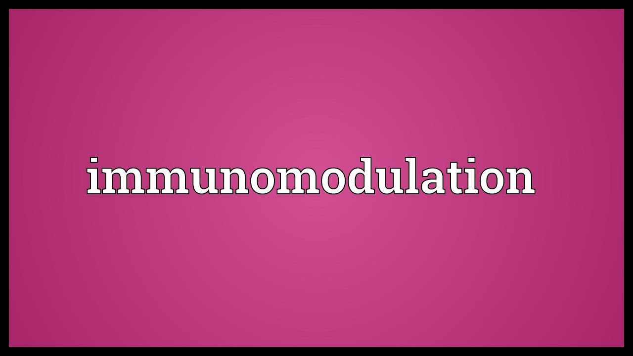 Immunomodulation Meaning - YouTube