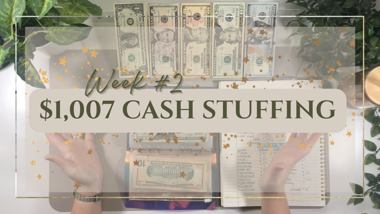 $1,007 Cash Stuffing | Week #2 | Variable Income | Story-time 📚 | Dave ...