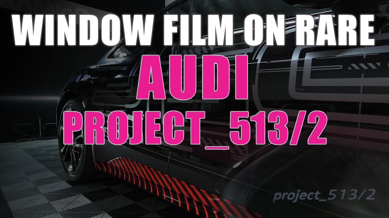Window tinting one of the rarest spec Audi in the world. Project_513/2 ...