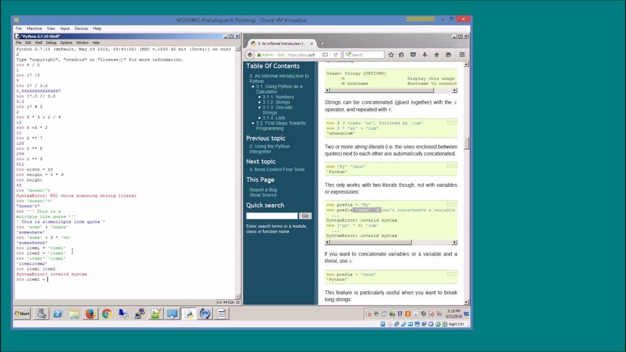 Python Tutorial - Part 1 - YouTube