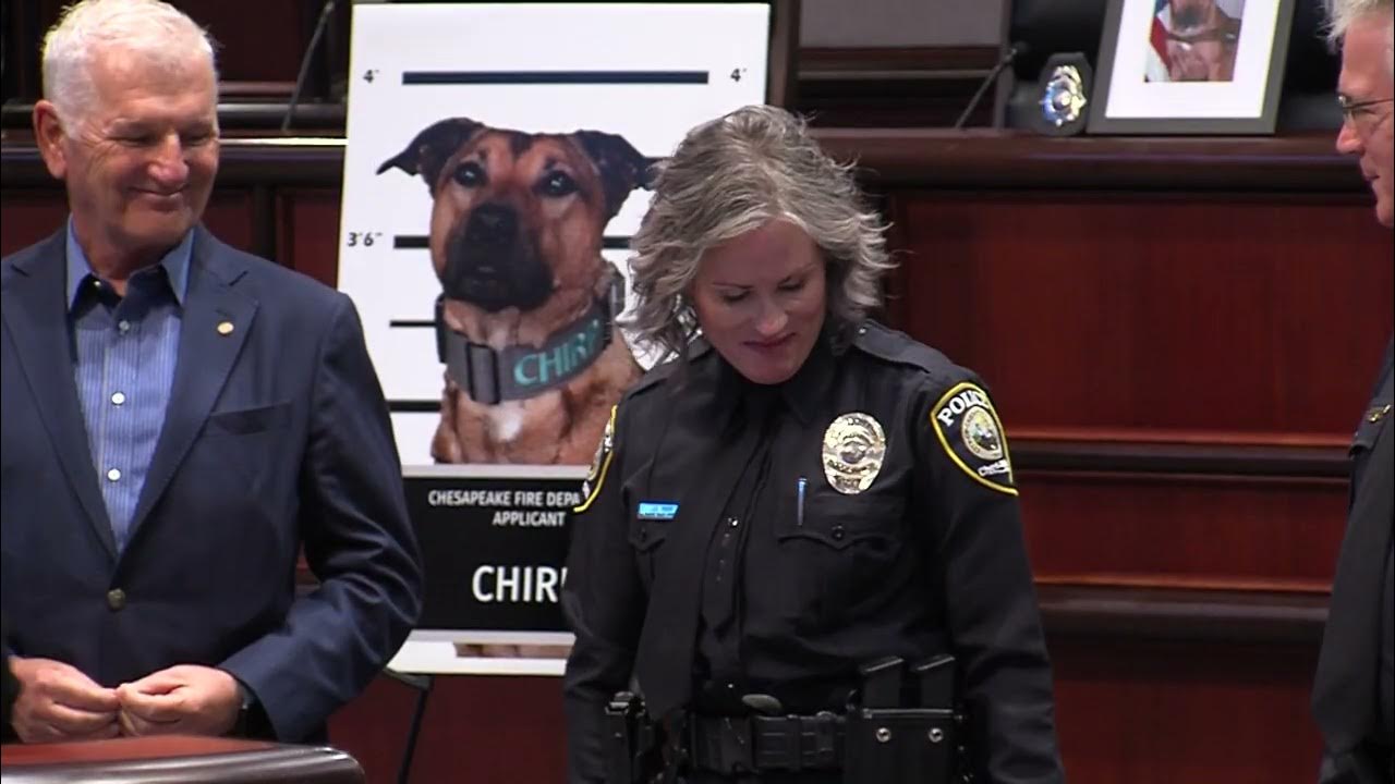 K-9 Badge Ceremony - YouTube