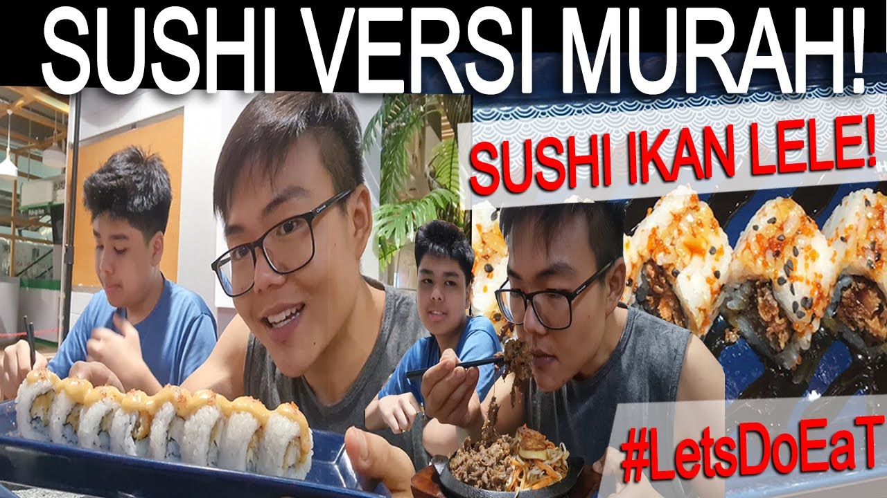 Cobain Sushi Versi Murah! Edisi Akhir Bulan! Sushi Pake LELE ?? - YouTube