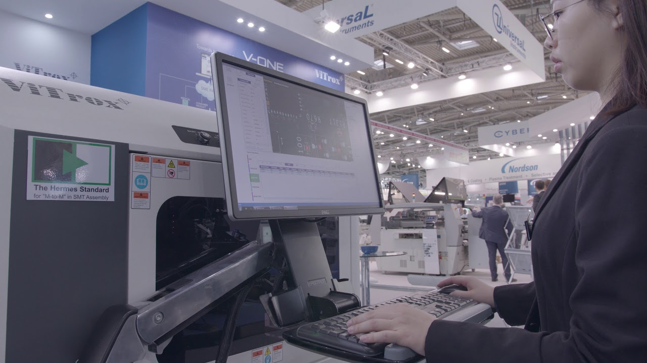 ViTrox demonstrate V510i AOI system at Productronica 2017 - YouTube